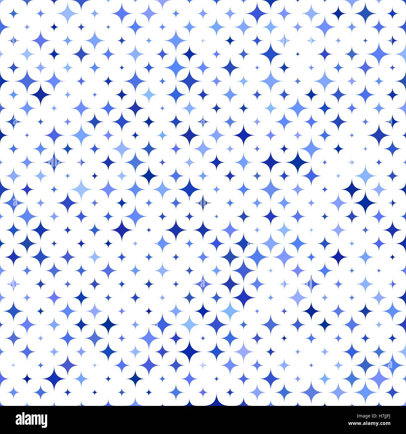 Blue star pattern background - vector illustration Stock Vector Image ...