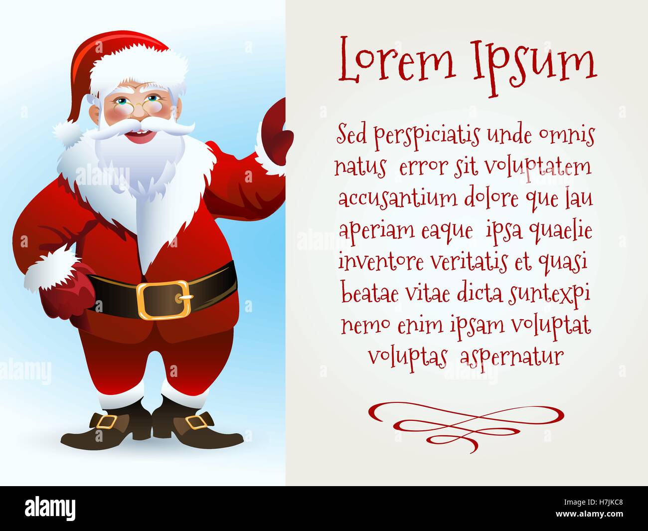 Time santa clause Stock Vector Images - Alamy