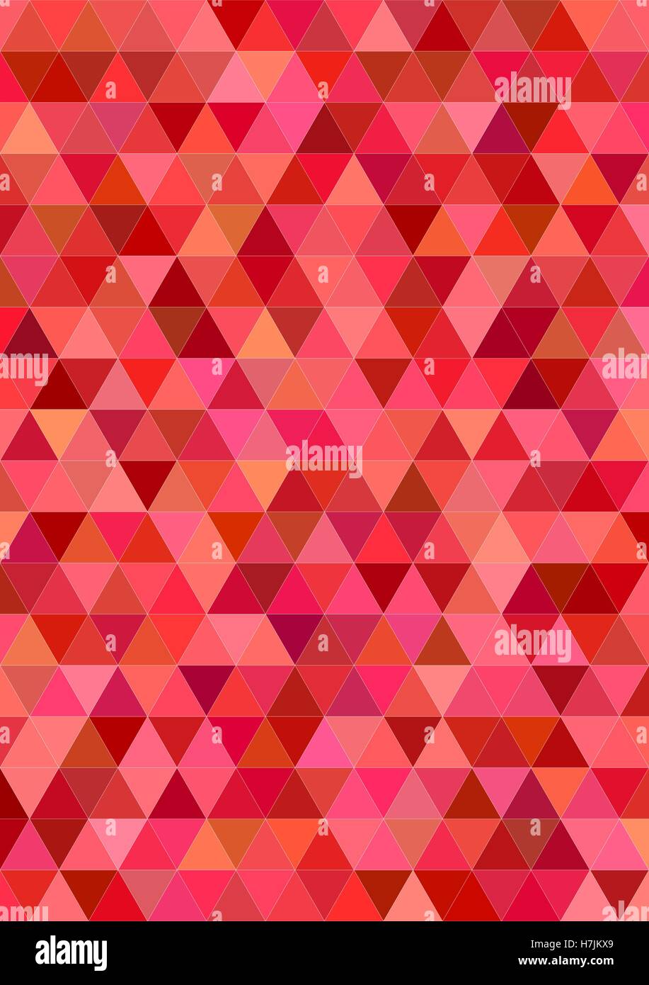 Red abstract regular triangle tile design Stock Vector Image & Art - Alamy