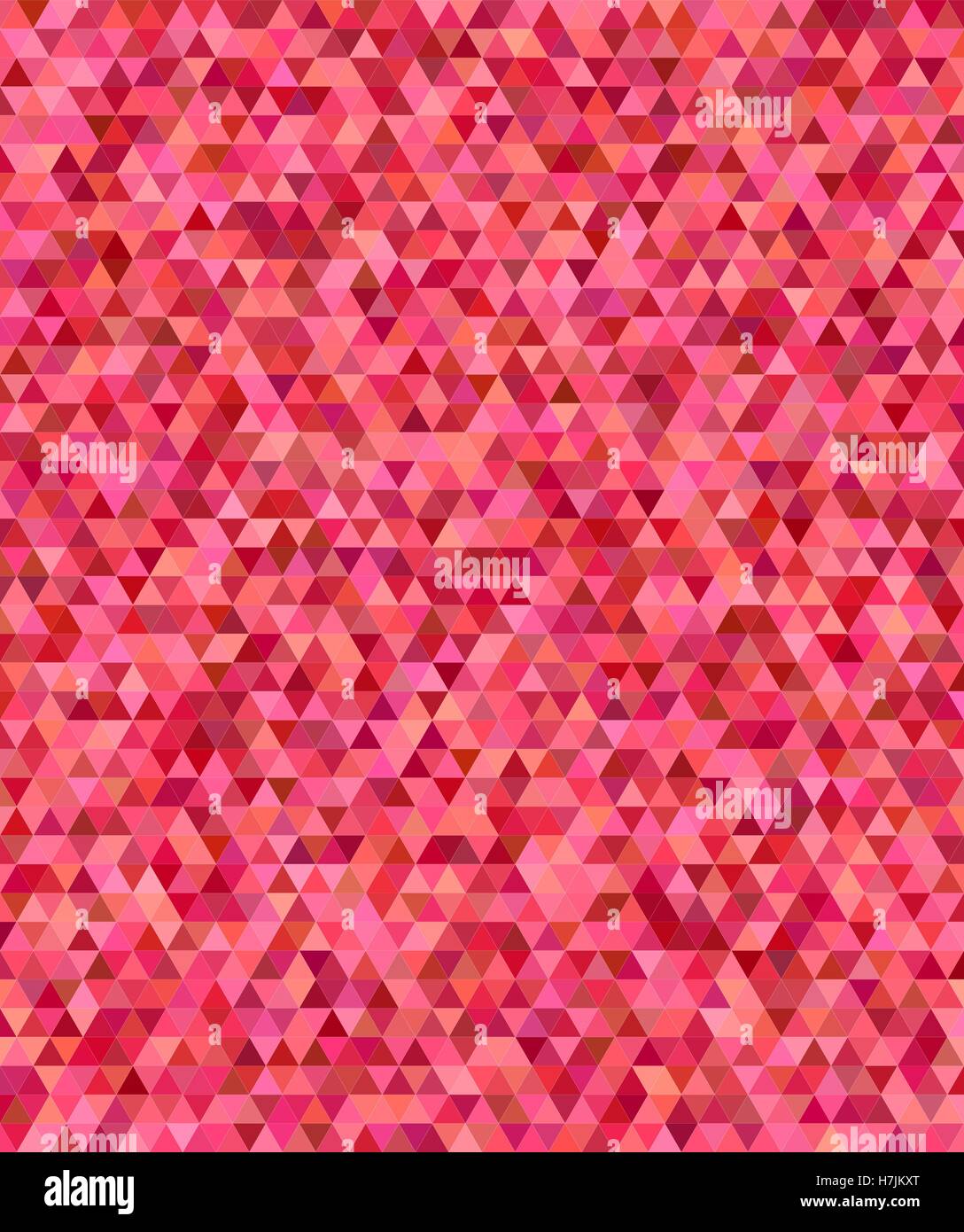 Red regular triangle mosaic background design Stock Vector Image & Art ...