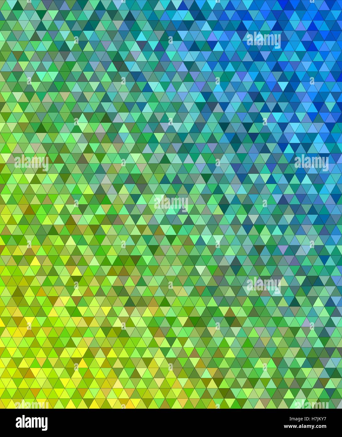 Abstract regular triangle mosaic background design Stock Vector Image ...