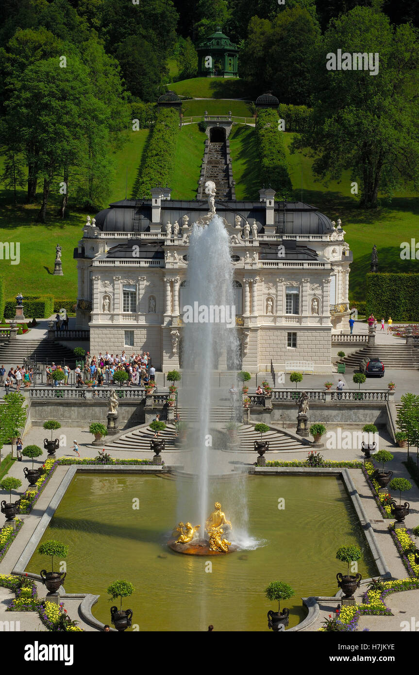 Linderhof, Linderhof Castle, Linderhof Palace, Schloss Linderhof, Upper ...