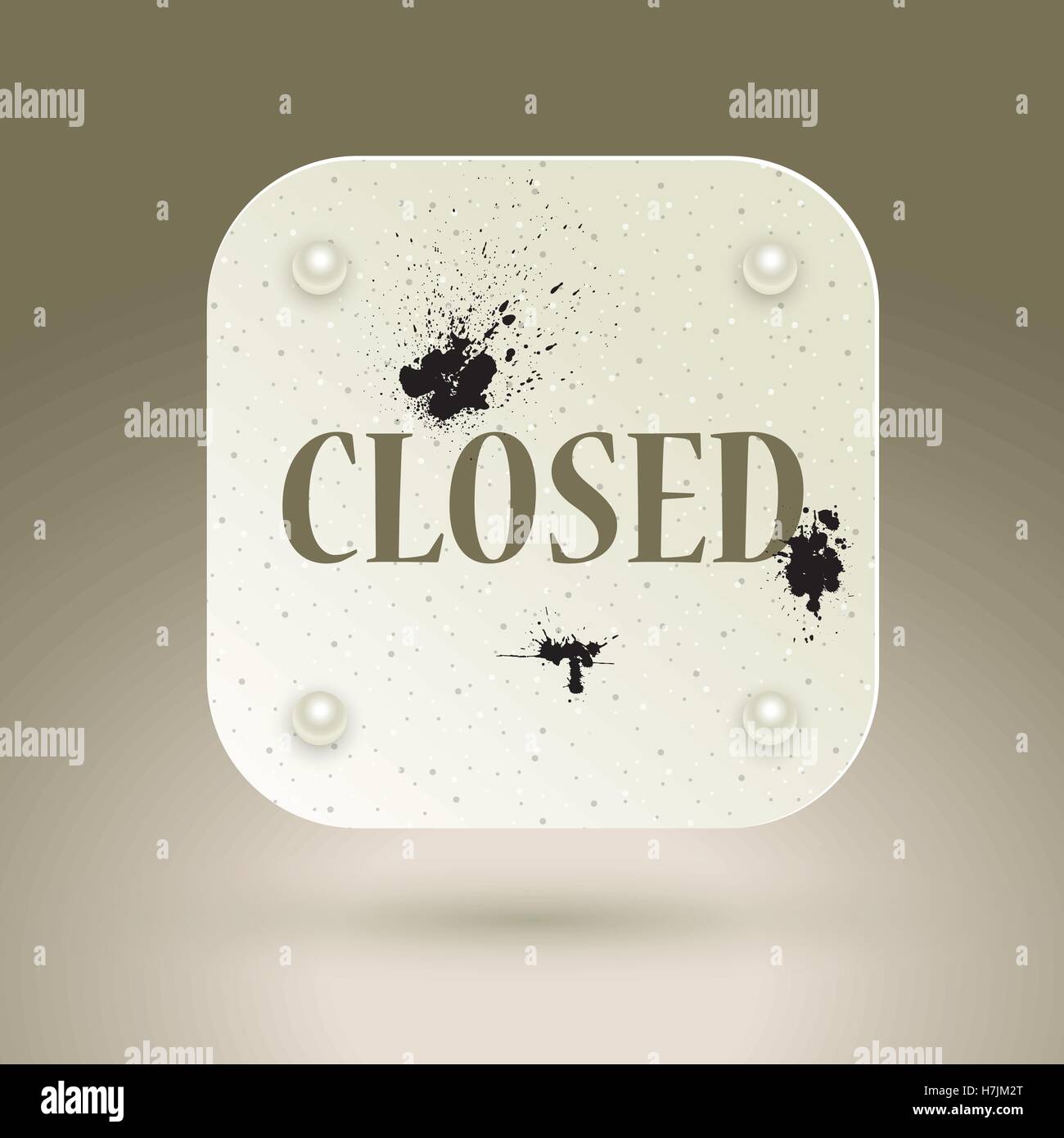 Bar closed sign Stock Vector Images - Alamy