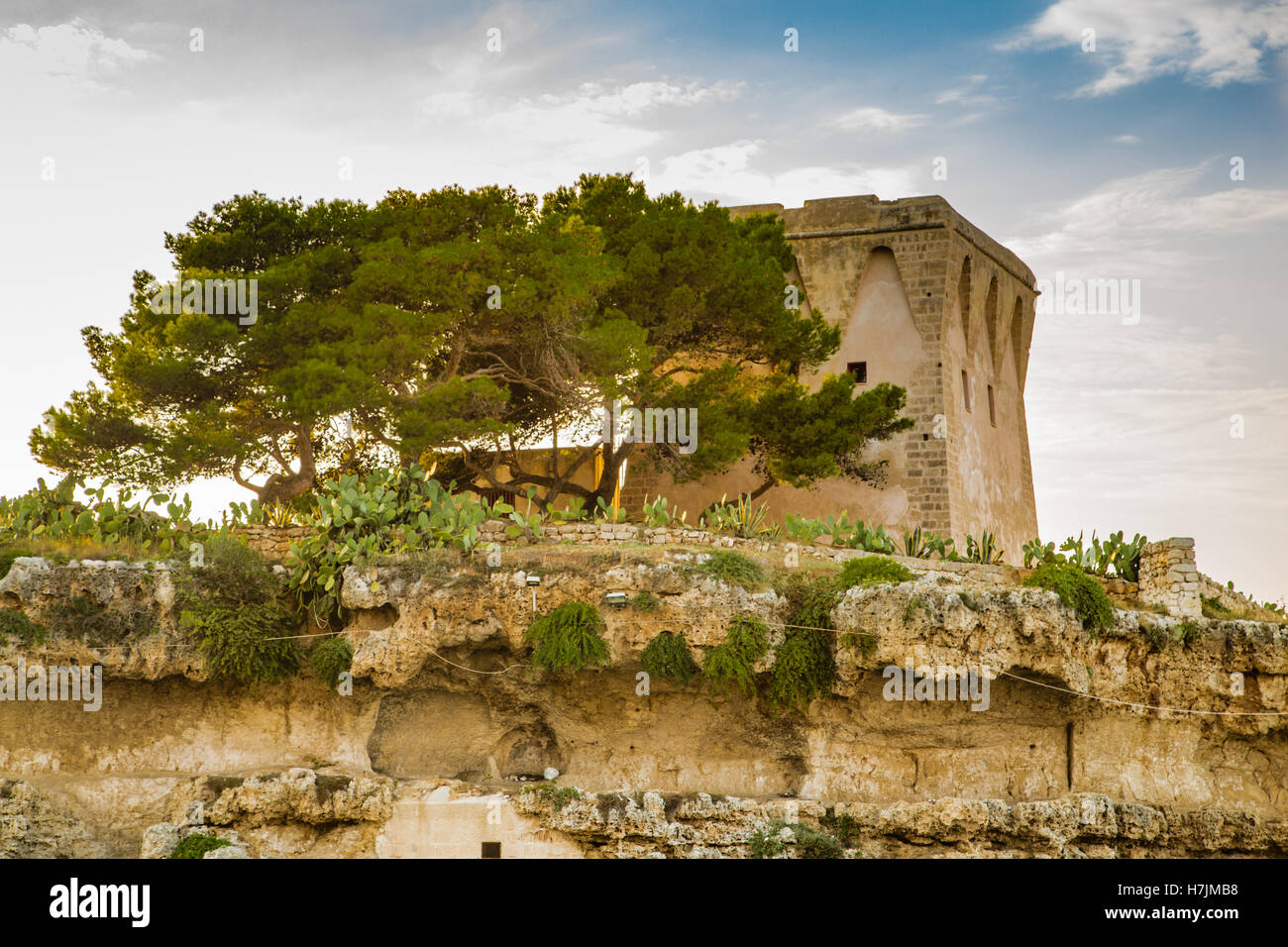 ancient watchtower on the rock Stock Photo - Alamy ancient watchtower on the rock Stock Photo - Alamy