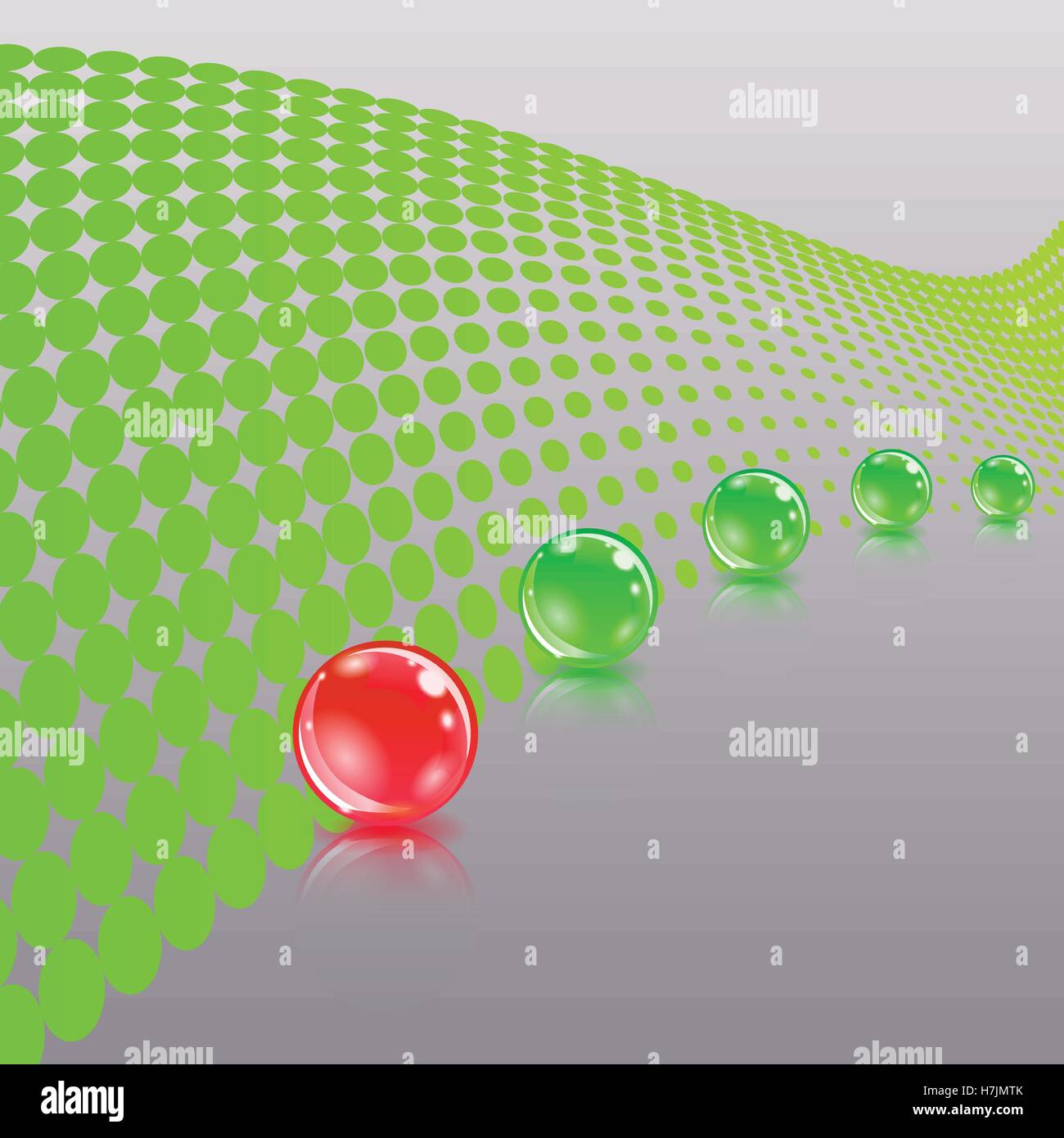 Concept with ball. Abstract concept. Vector eps10 illustration Stock ...