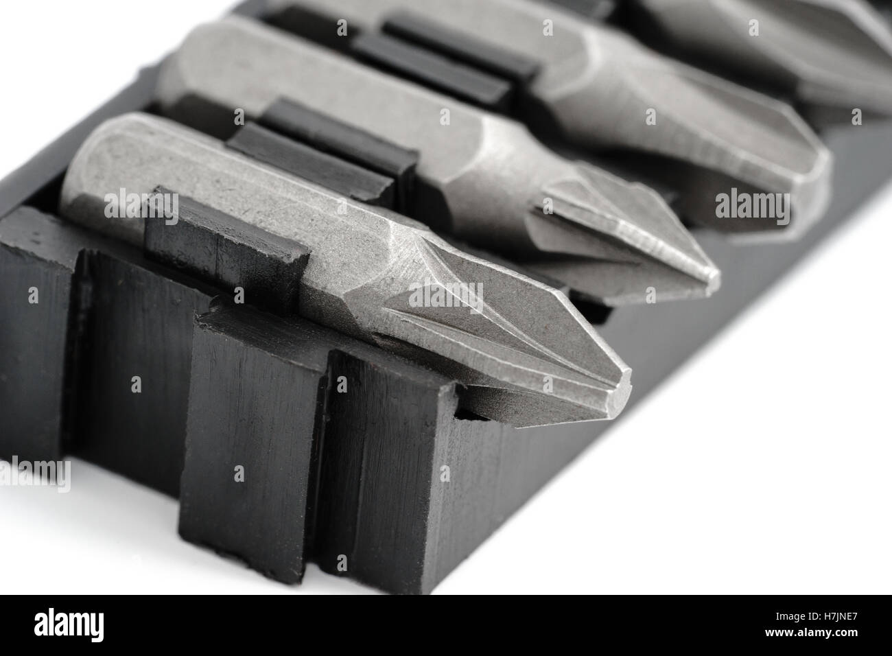Sets of screwdriver bits, close-up Stock Photo - Alamy
