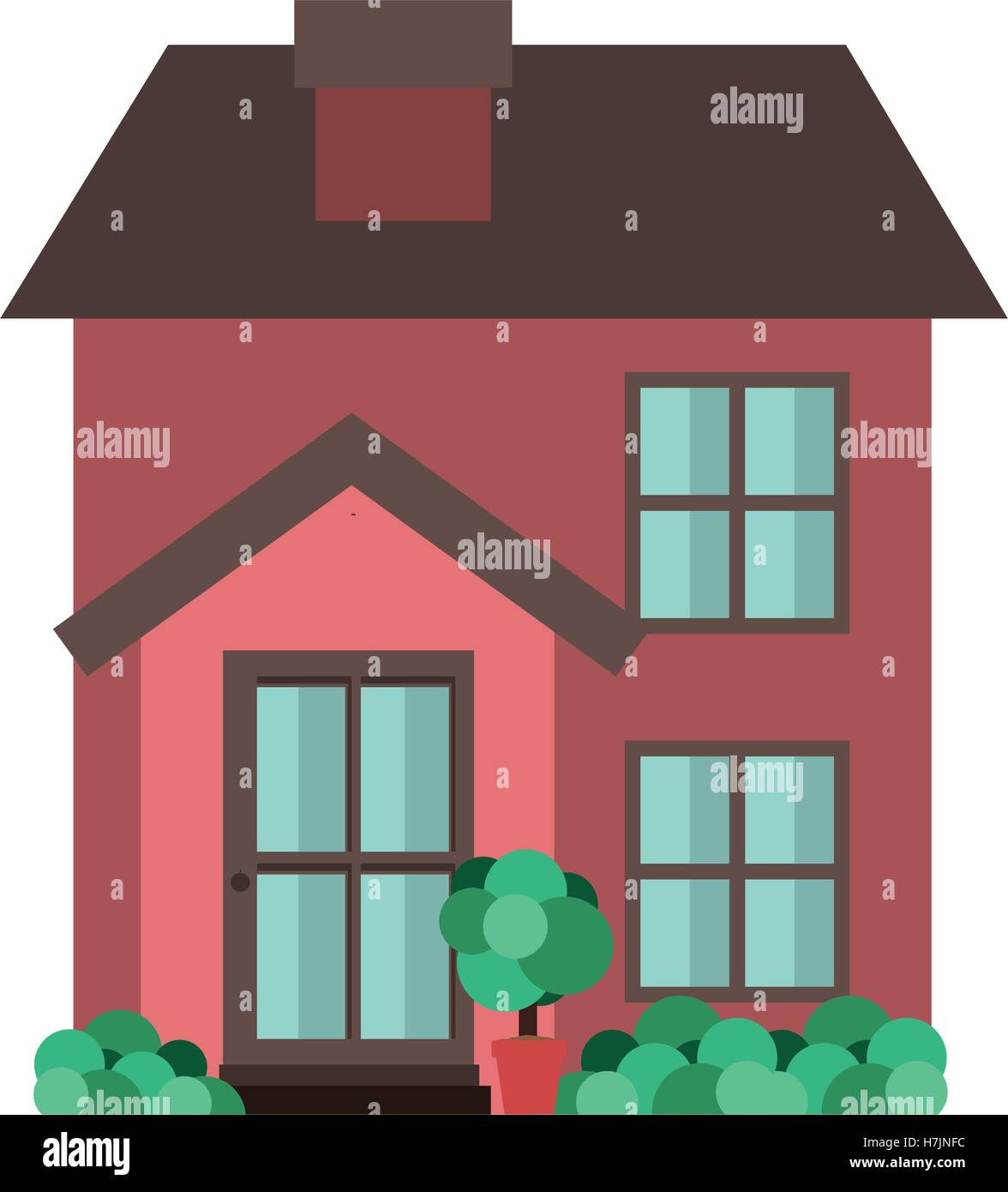 Home building icon. house architecture and real estate theme. Isolated ...