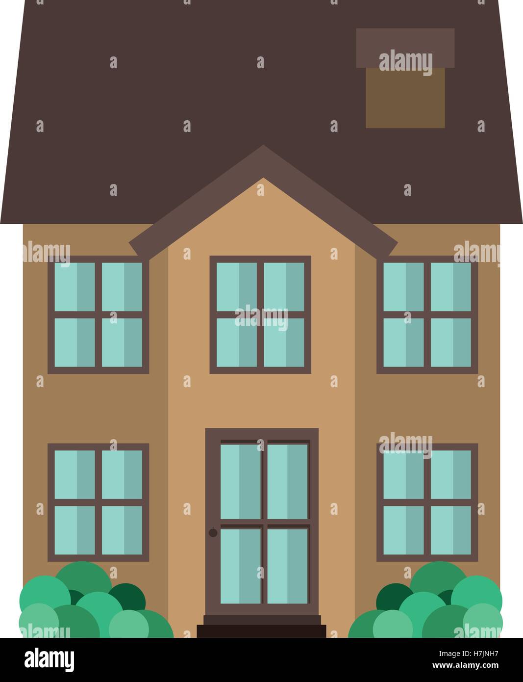 Home building icon. house architecture and real estate theme. Isolated ...