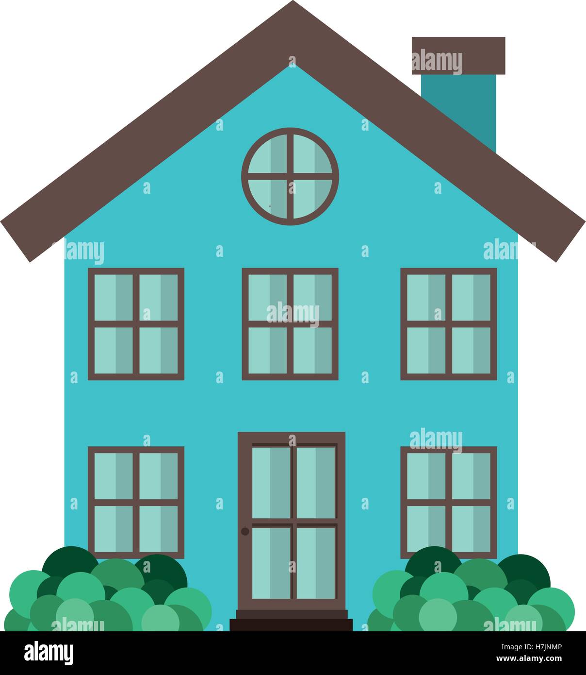 Home building icon. house architecture and real estate theme. Isolated ...