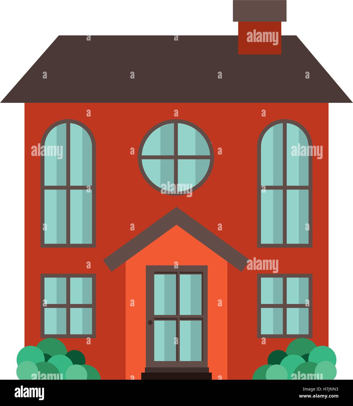 Home building icon. house architecture and real estate theme. Isolated ...