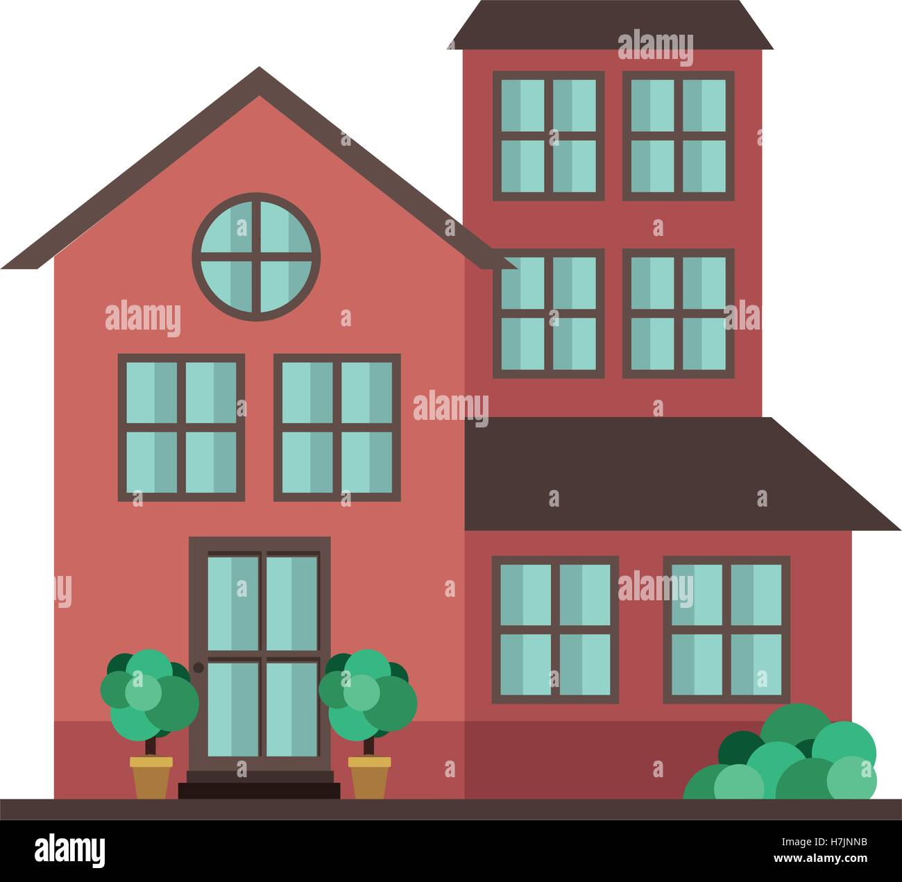 Home building icon. house architecture and real estate theme. Isolated ...