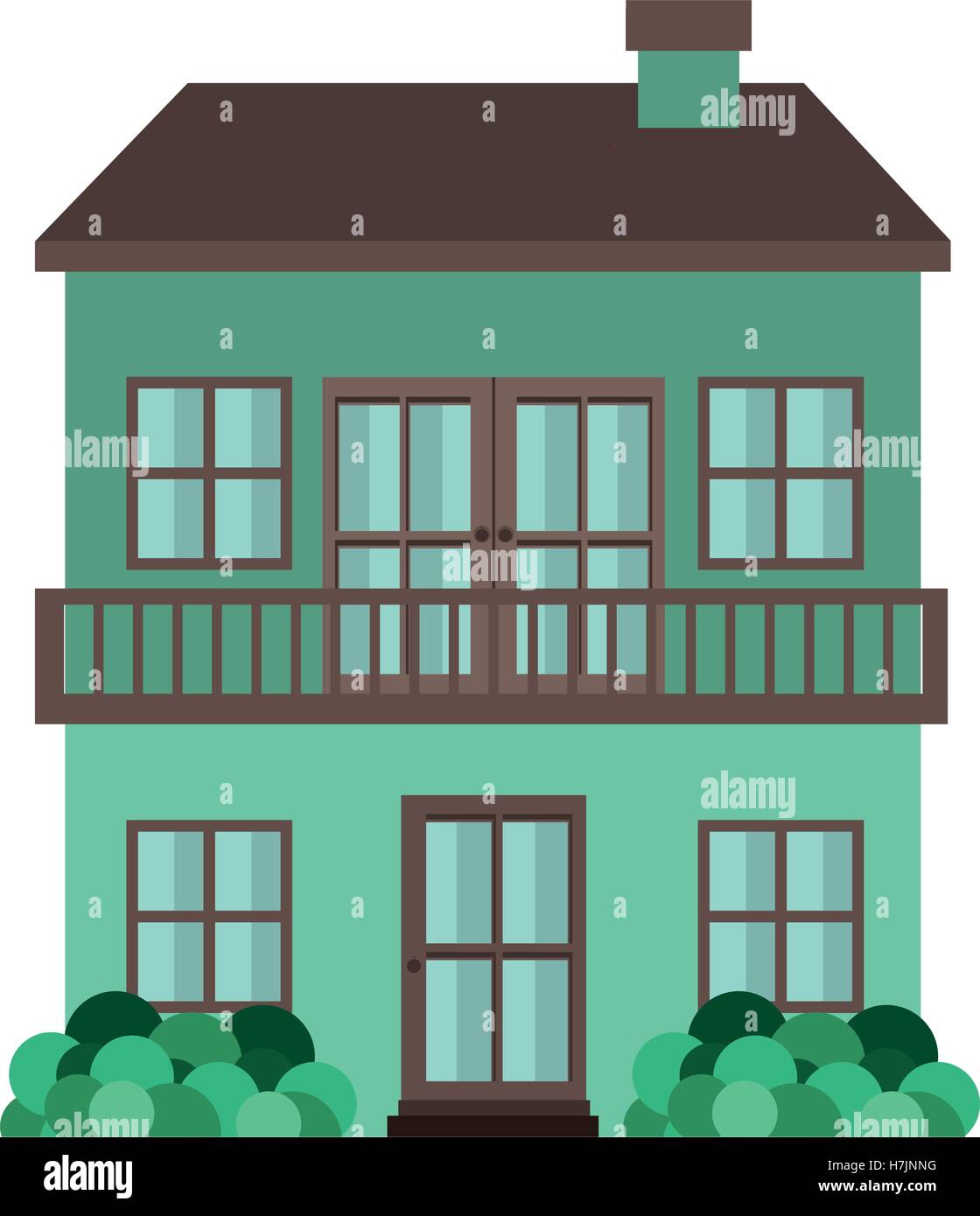 Home building icon. house architecture and real estate theme. Isolated ...