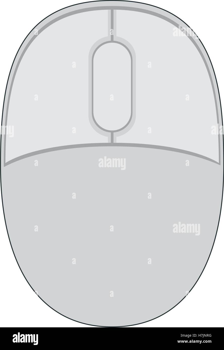 Mouse icon. Device gadget and technology theme. Isolated design. Vector ...