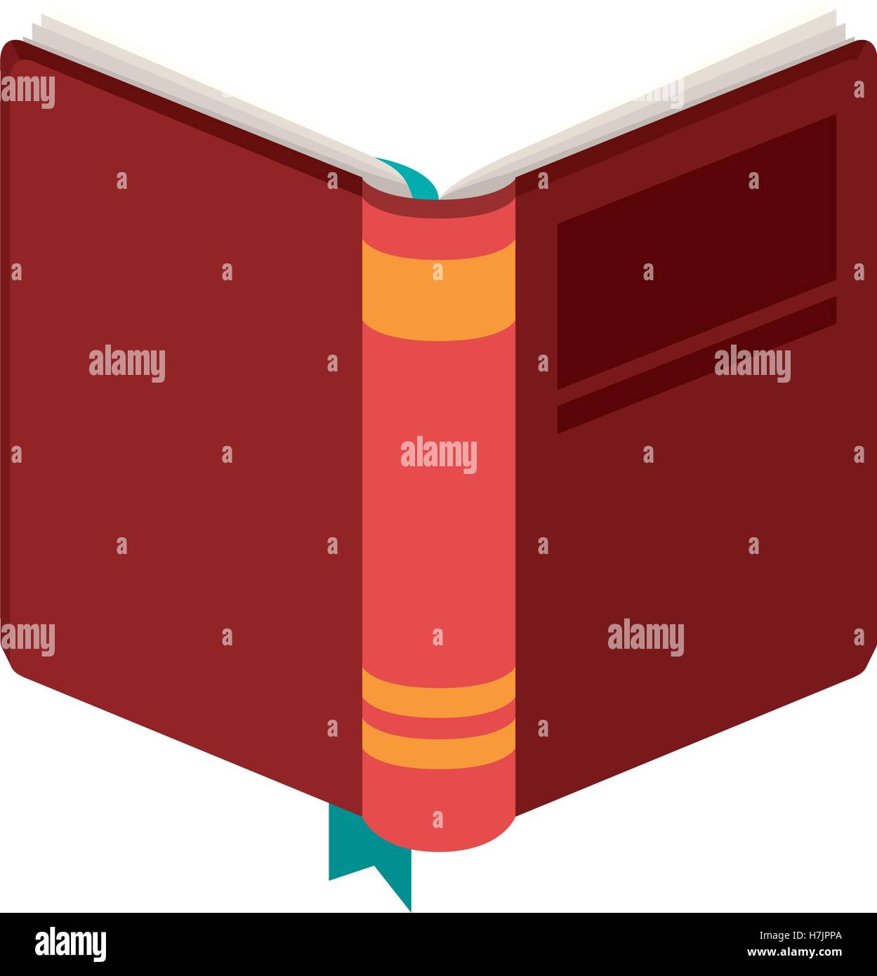 Book icon. Education literature read and library theme. Isolated design ...