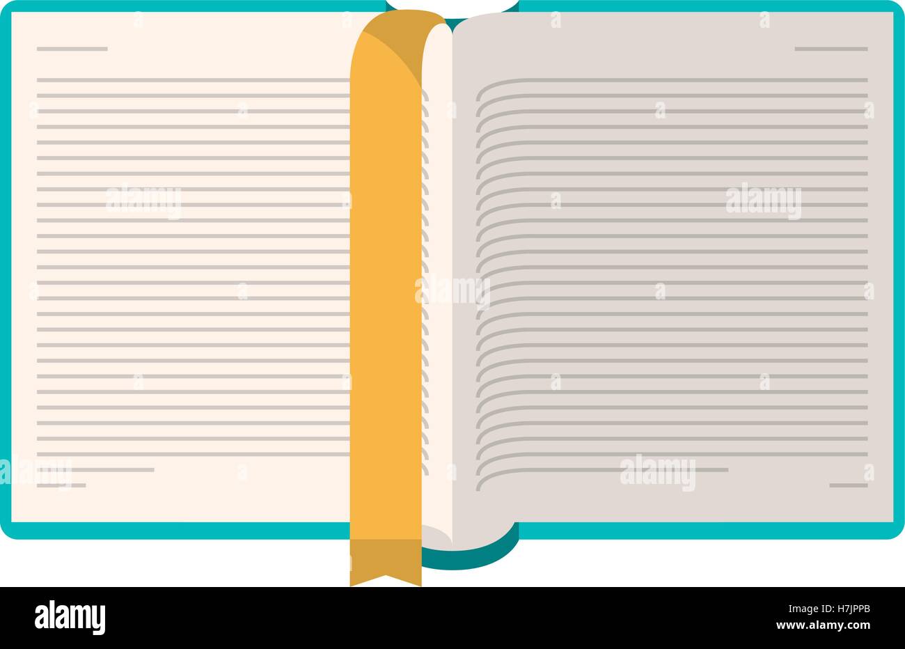 Book icon. Education literature read and library theme. Isolated design ...