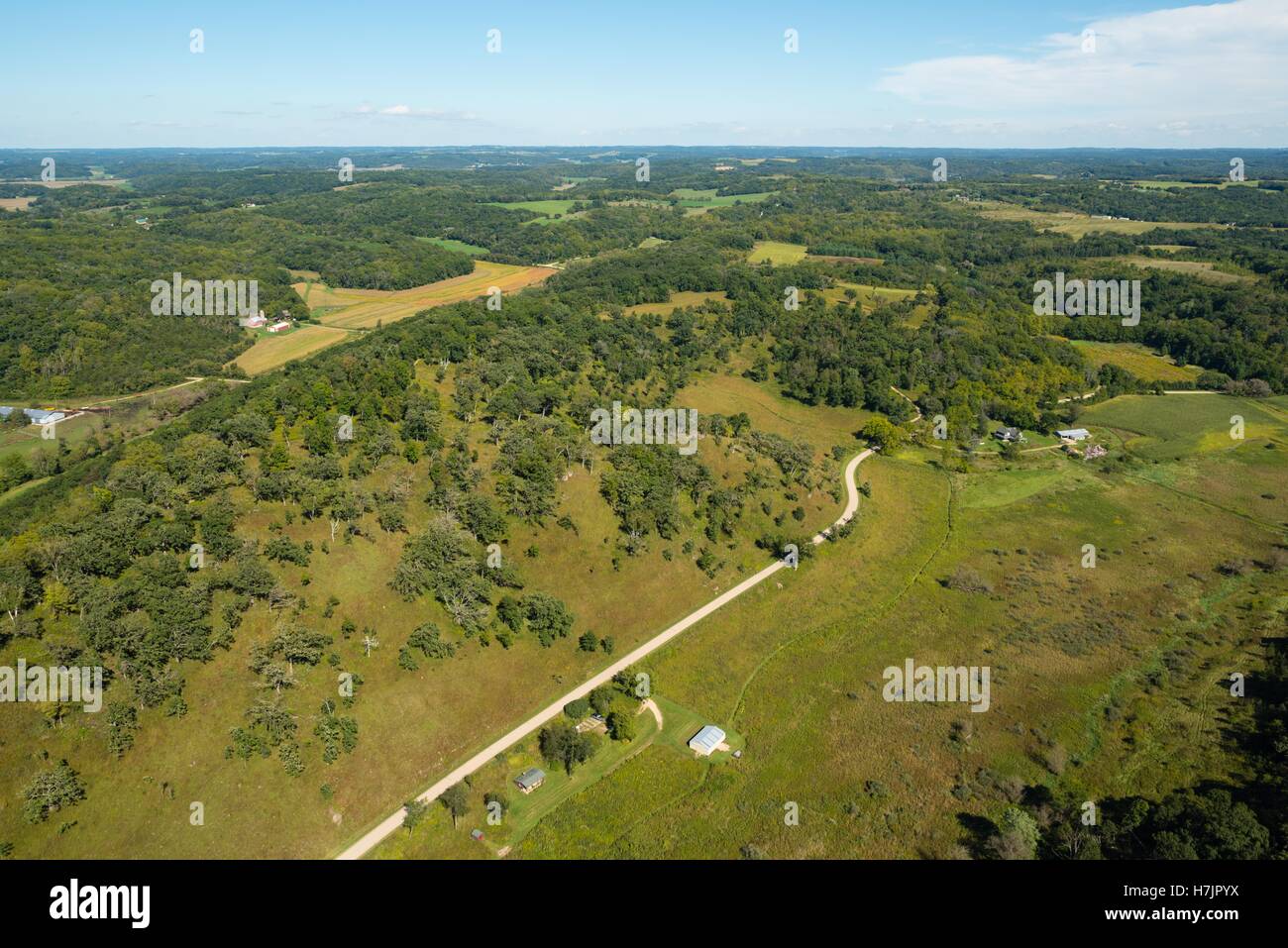 Aerial View Of Rural Dane County High Resolution Stock Photography and ...