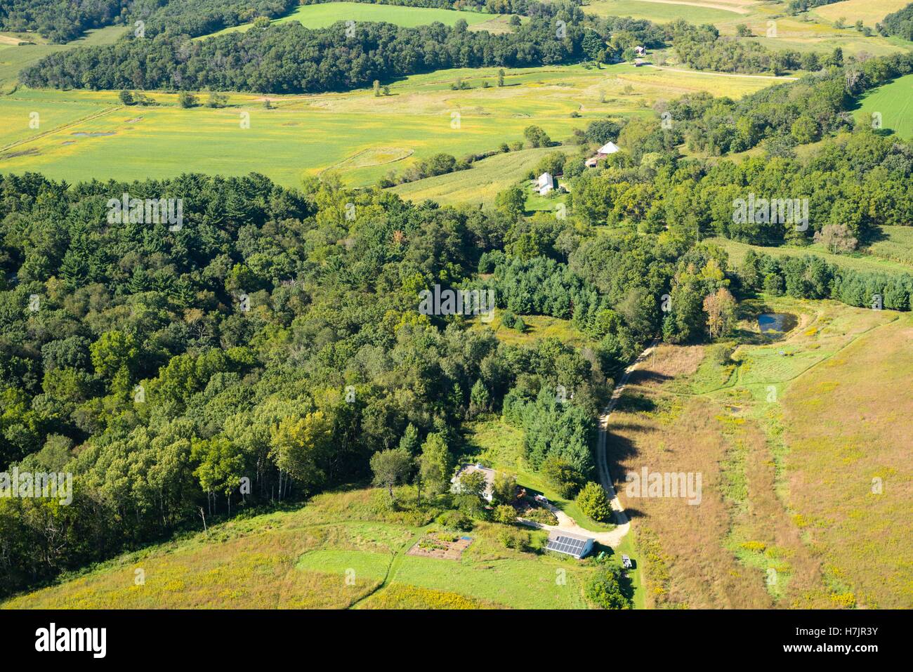 Aerial prairies aerial prairie hi-res stock photography and images - Alamy