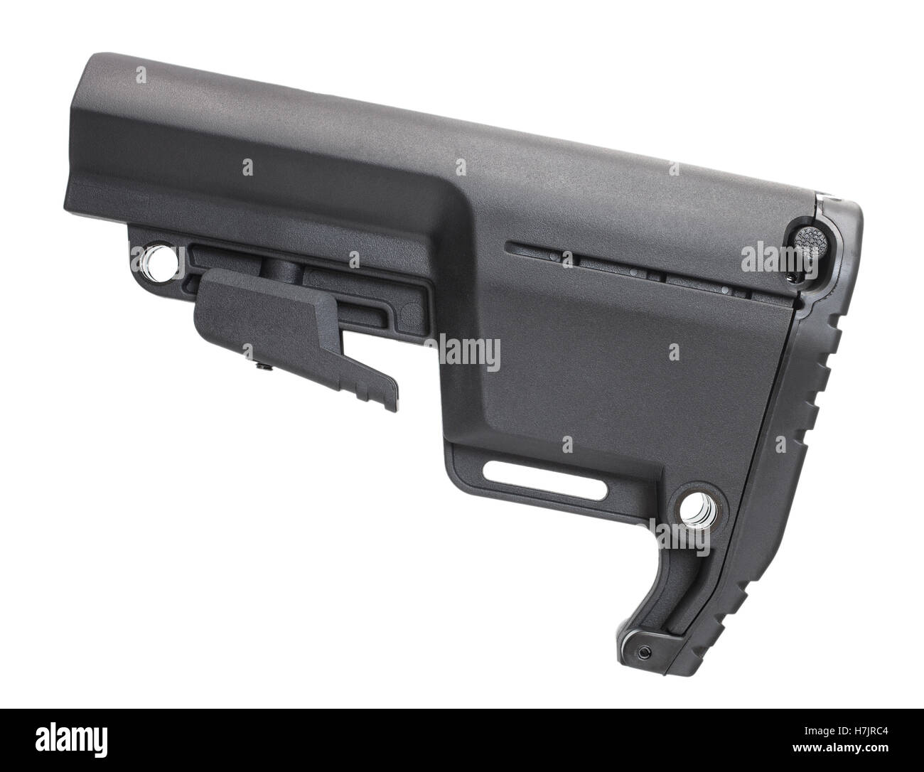 Polymer stock that can be adjusted in length for an AR-15 rifle Stock ...