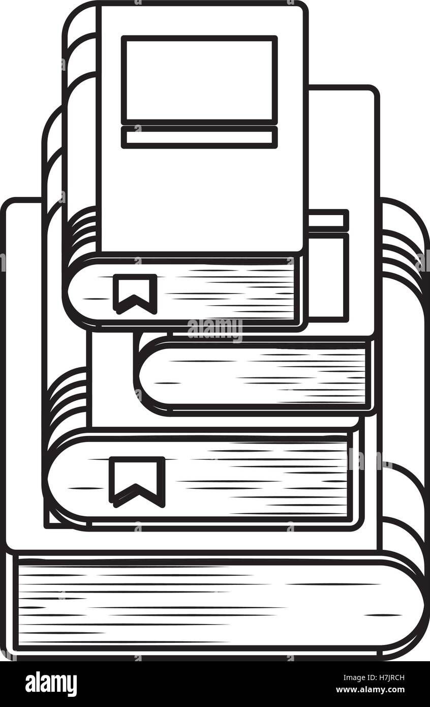 Book icon. Education literature read and library theme. Isolated design ...