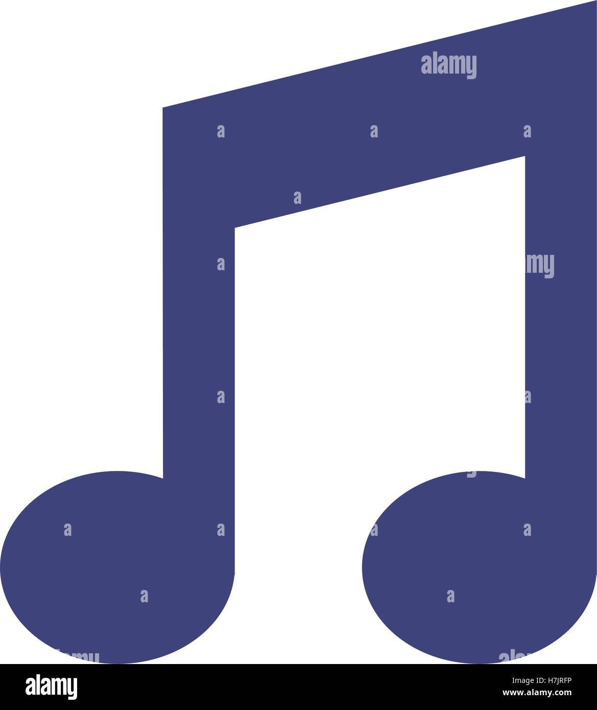 music note isolated icon vector illustration design Stock Vector Image ...