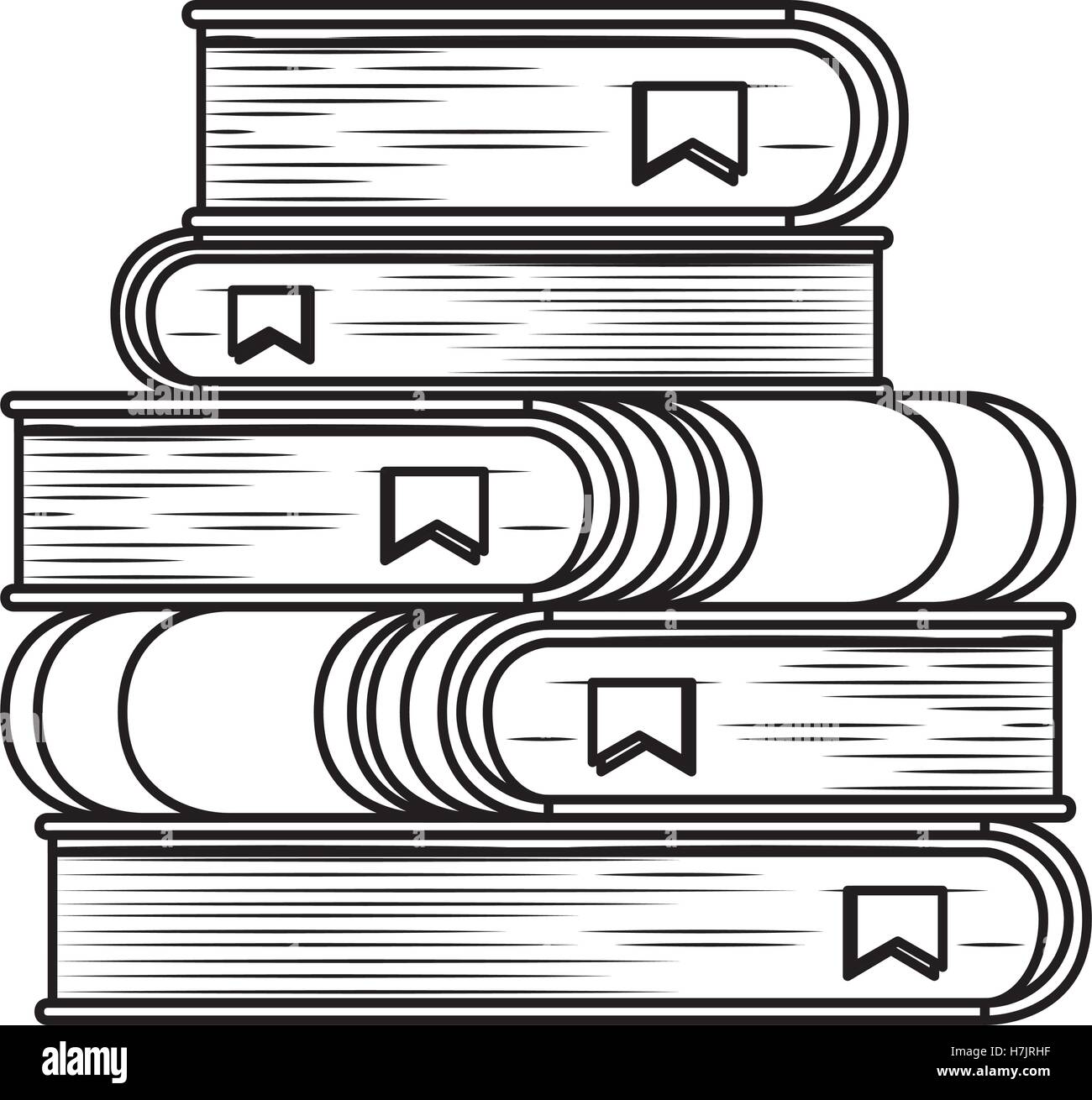 Book icon. Education literature read and library theme. Isolated design ...
