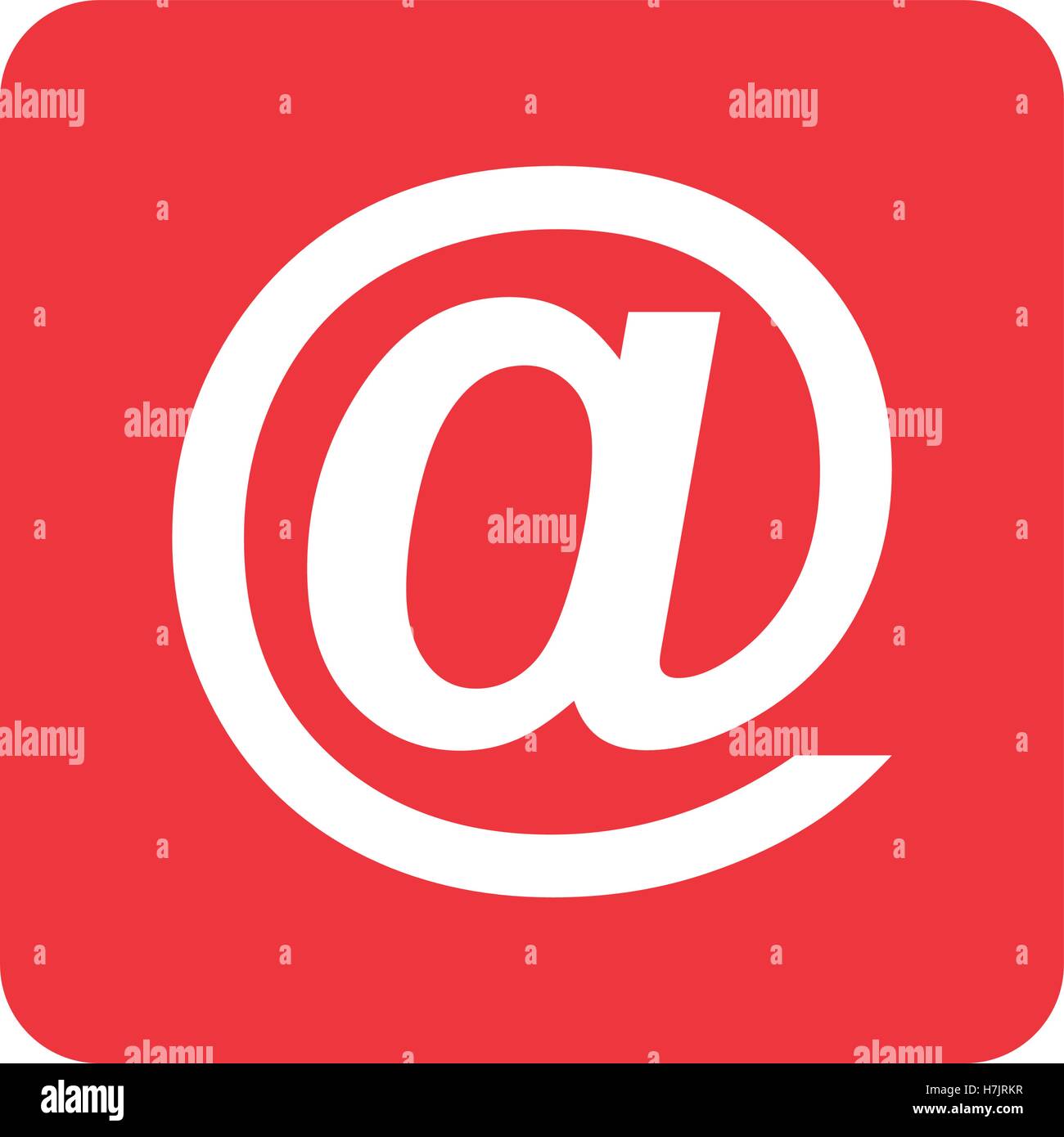 Arroba vector vectors hi-res stock photography and images - Alamy