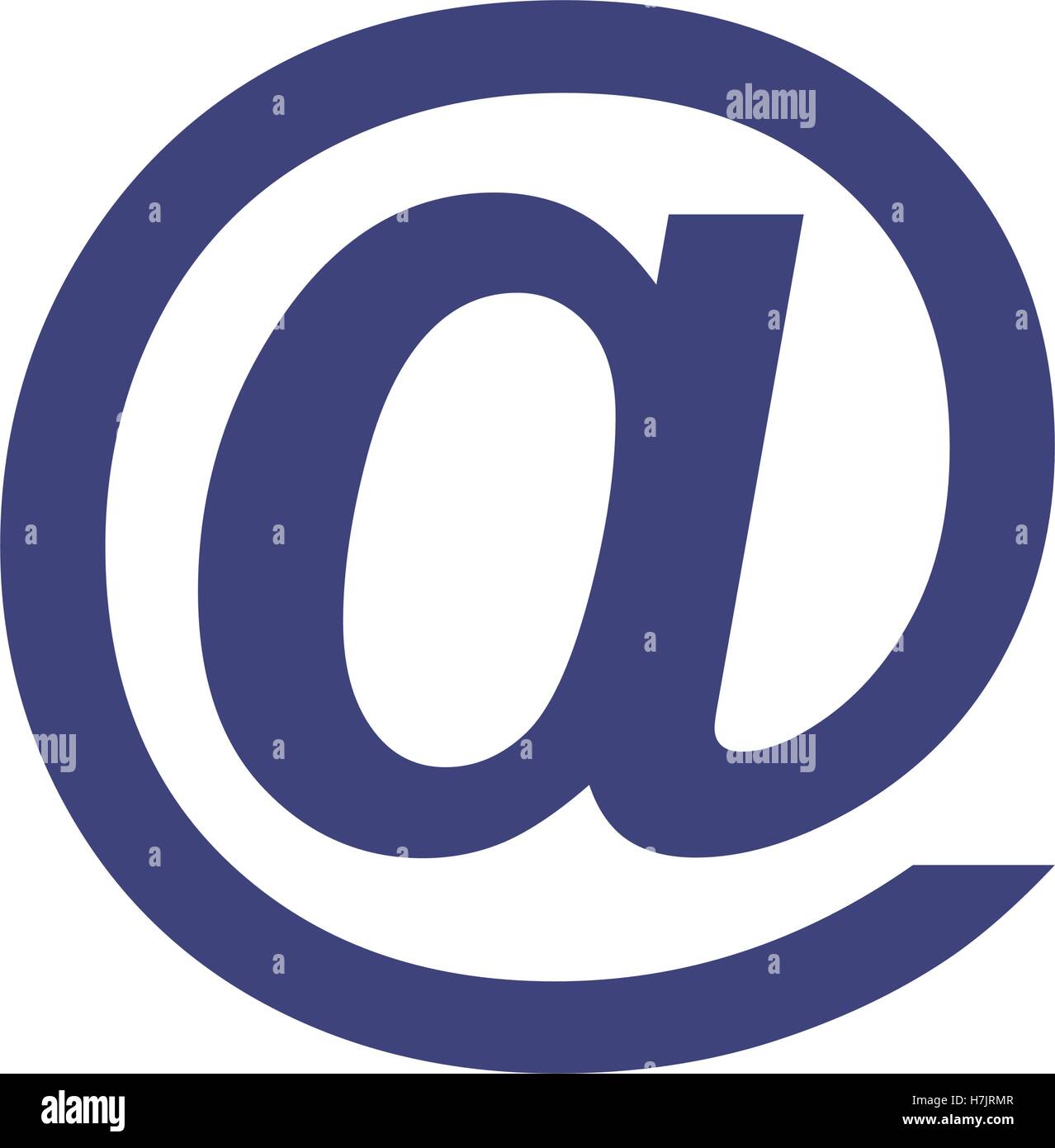 Arroba vector vectors hi-res stock photography and images - Alamy