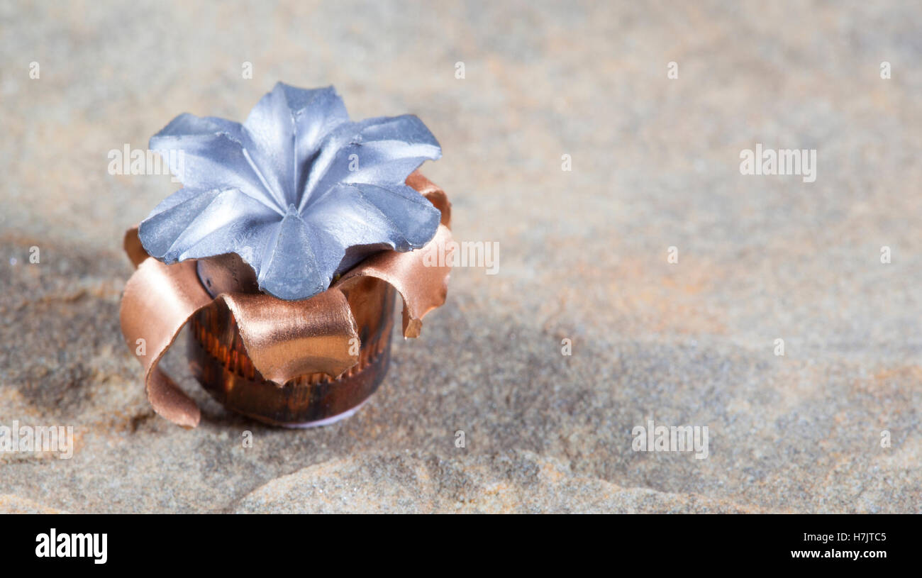 Bullet impact on metal hi-res stock photography and images - Alamy