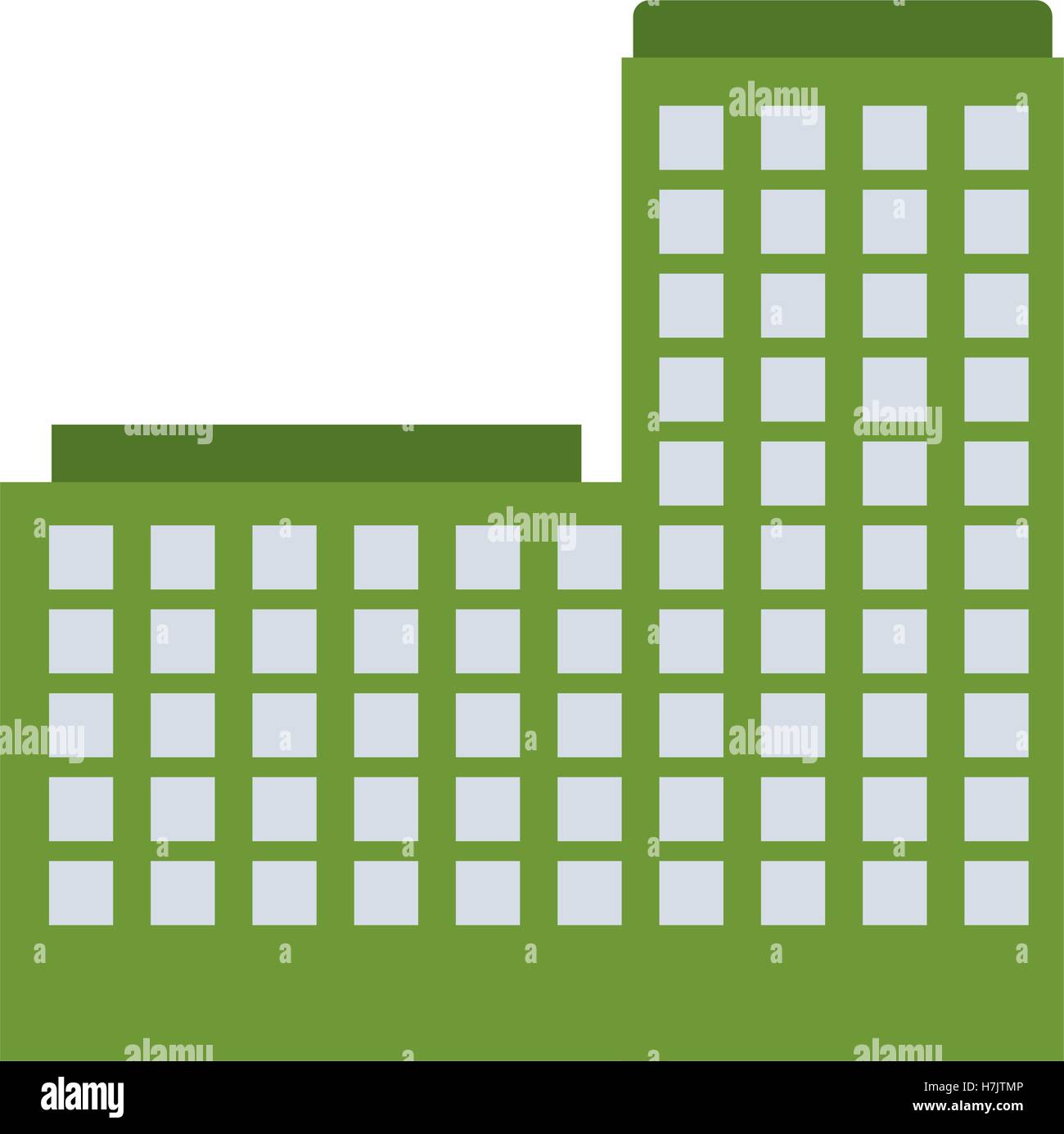 Tower building icon. City architecture urban and construction theme ...