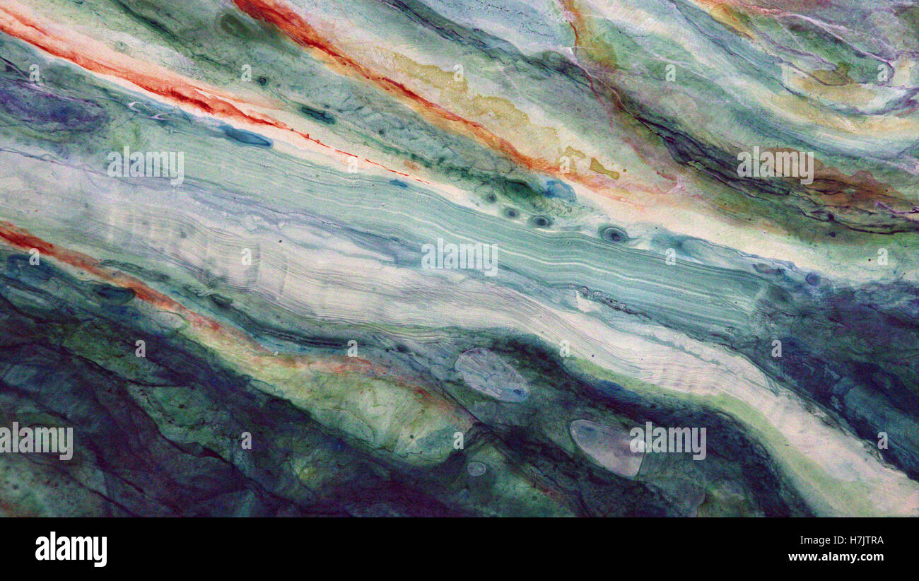 Marbled background colours colors blue green Stock Photo - Alamy