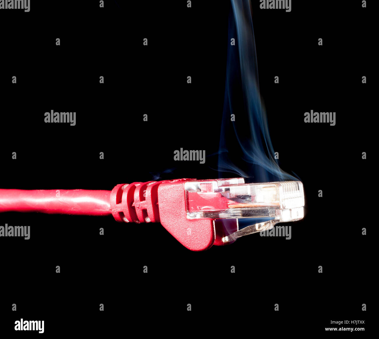 Computer network connection smoke hi-res stock photography and images ...