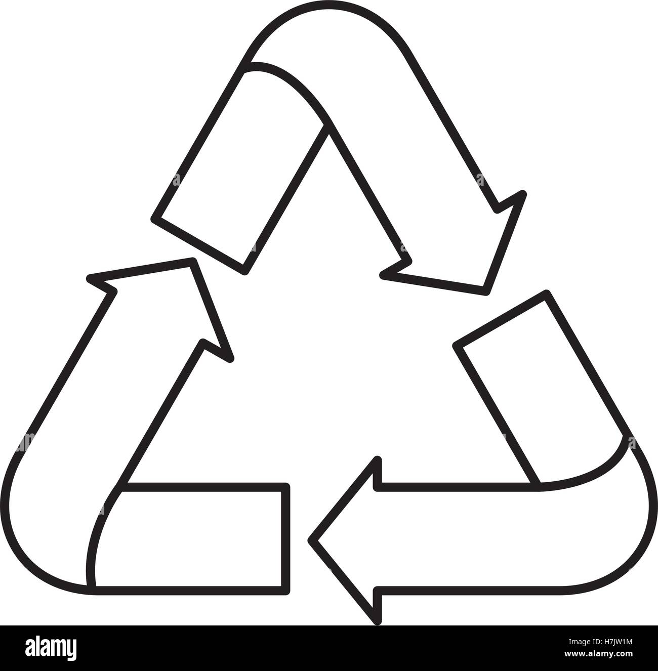 Recycle icon. Ecology renewable innovation and alternative theme ...