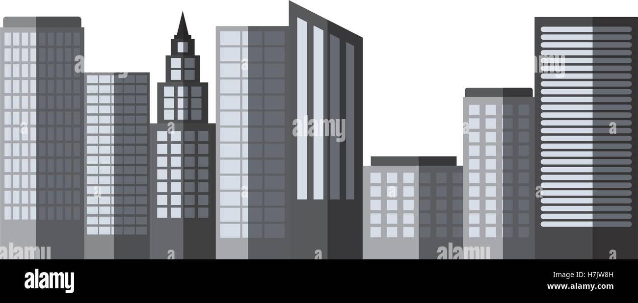 Tower building icon. City architecture urban and construction theme ...