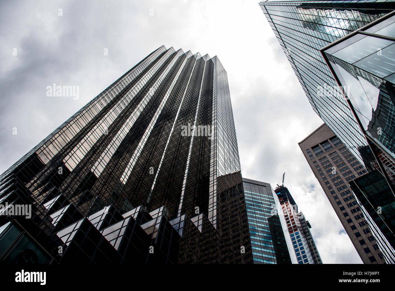 New York City USA Skyline the Trump Tower Big Apple Stock Photo - Alamy
