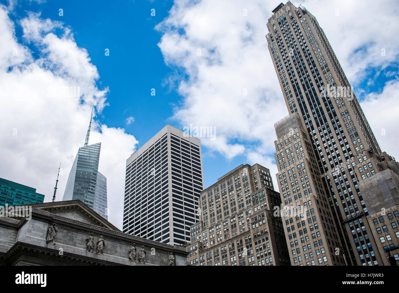 New York City USA Skyline the Big Apple Skyscraper 2 Stock Photo - Alamy