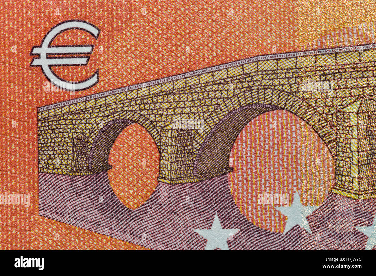 10 euro banknote back hi-res stock photography and images - Alamy