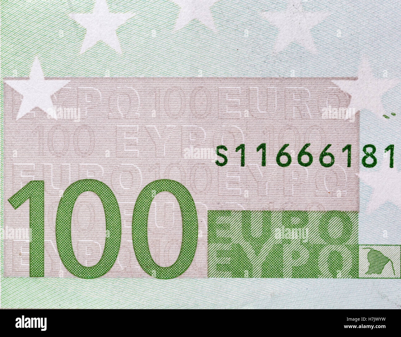 100 euro banknote back hi-res stock photography and images - Alamy