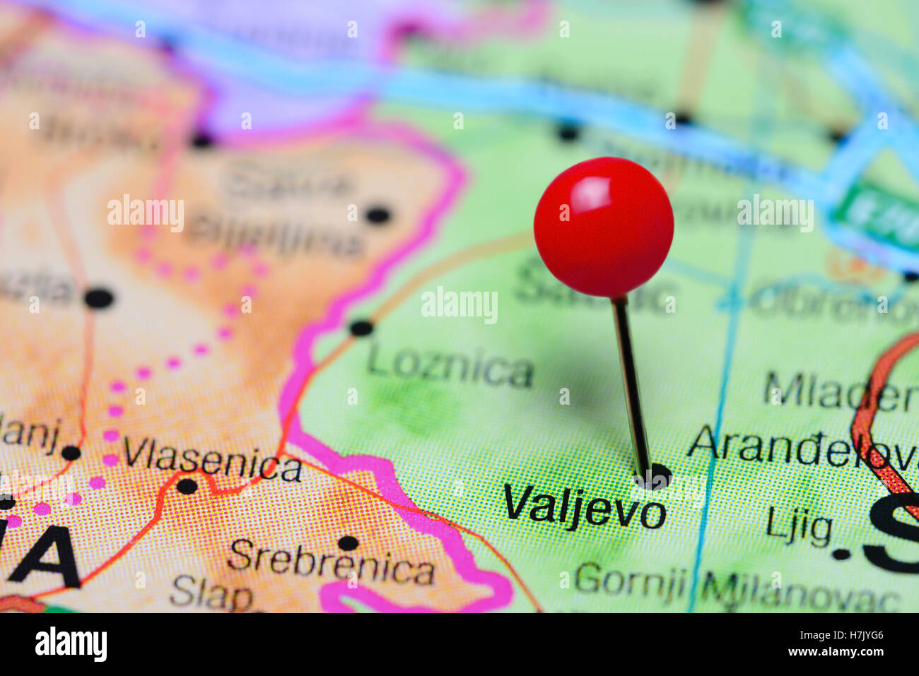 Serbia map hi-res stock photography and images - Alamy