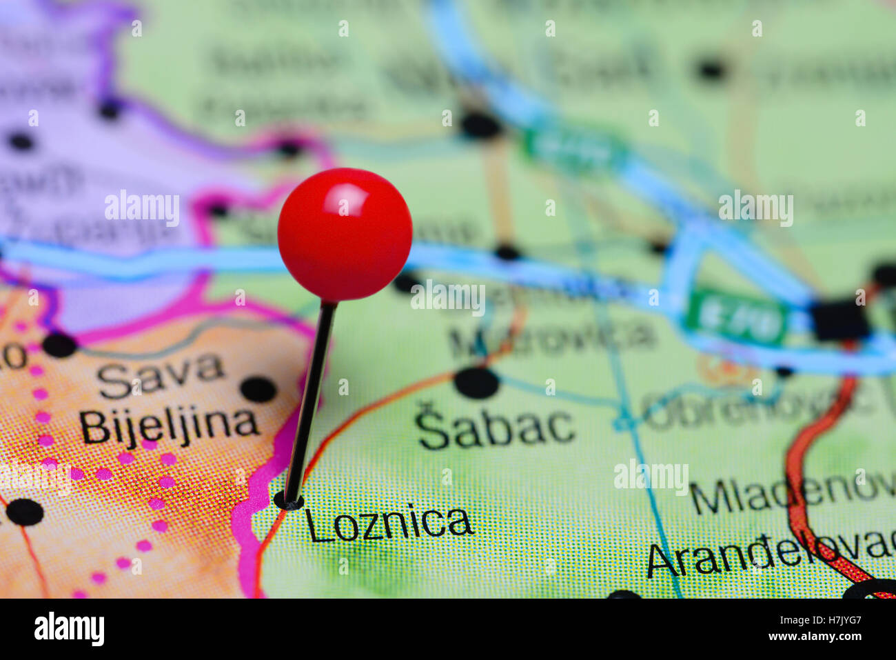 Map of serbia hi-res stock photography and images - Alamy