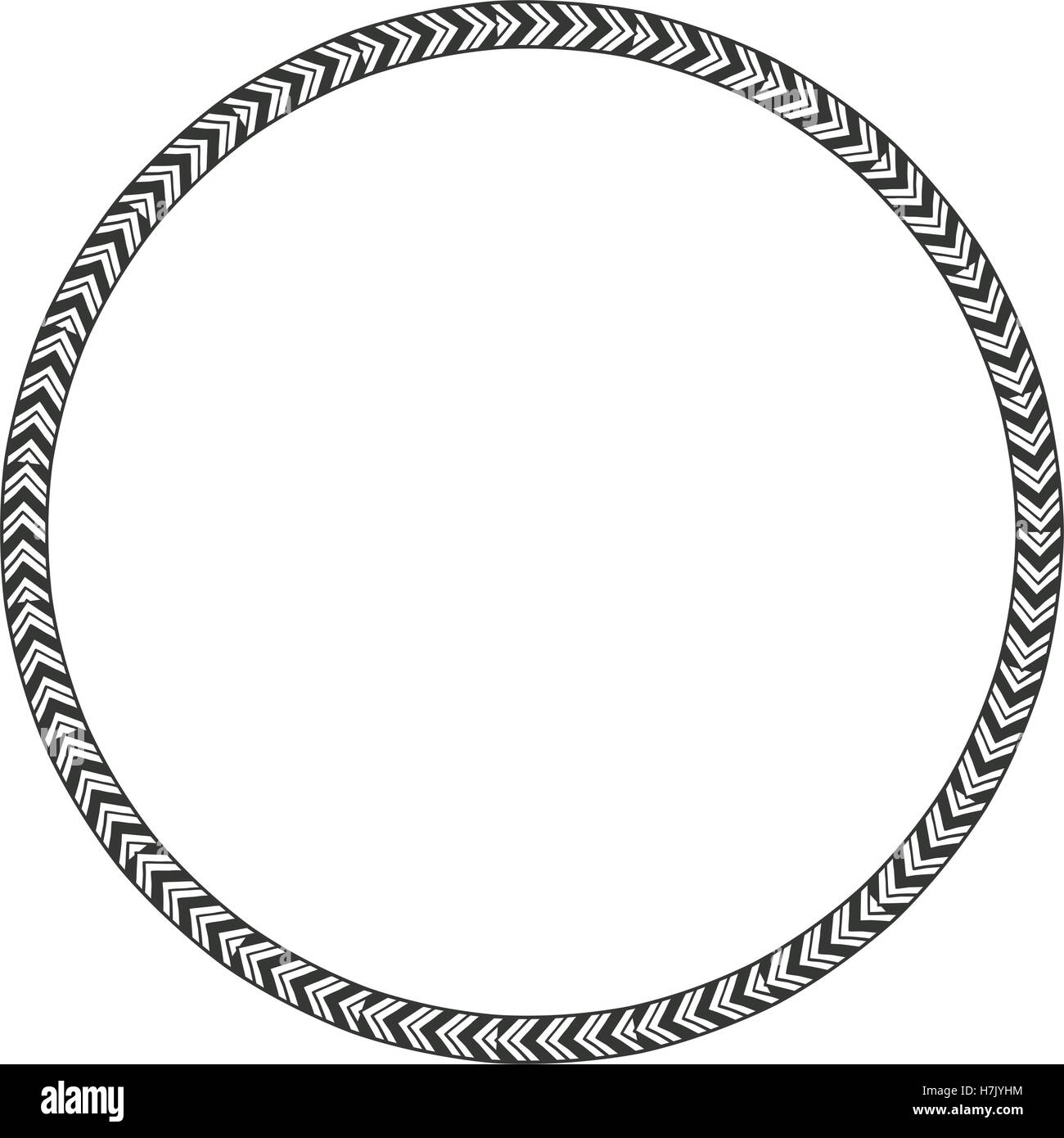 boho circle icon. Bohemic ornament indian and decoration theme. Black ...