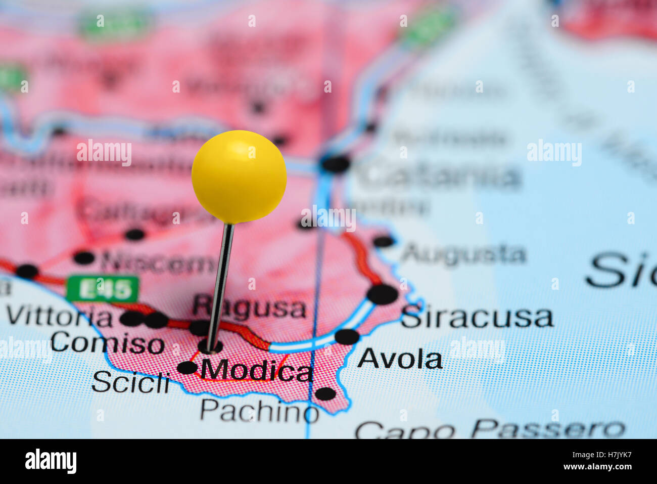 Map Sicilia Italy Europe High Resolution Stock Photography and Images ...