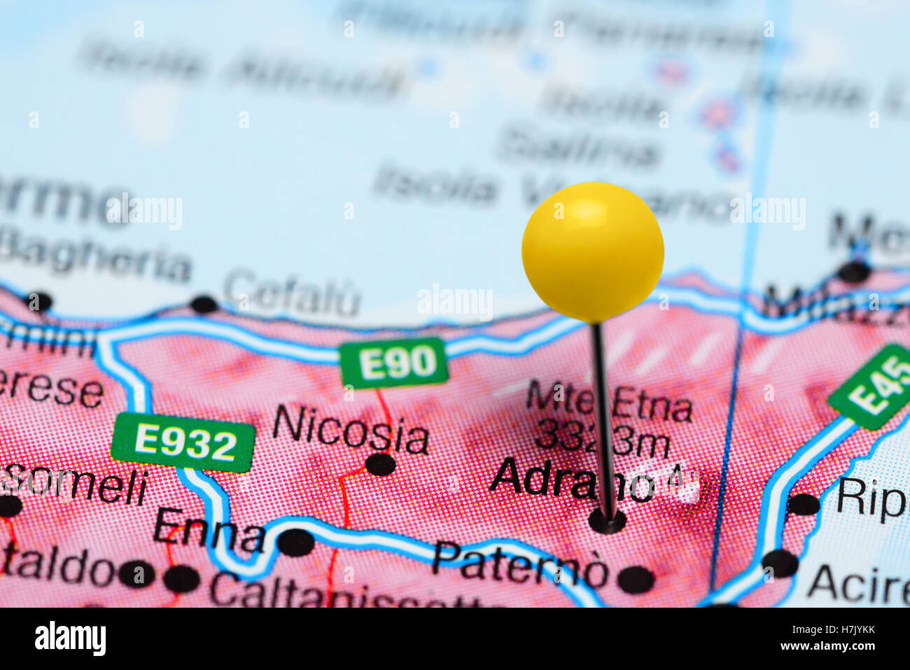 Castello Di Adrano Sicily Map