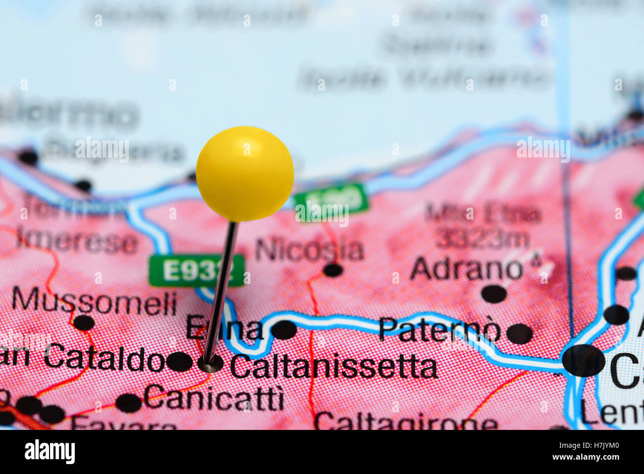 Map Of Caltanissetta High Resolution Stock Photography and Images - Alamy