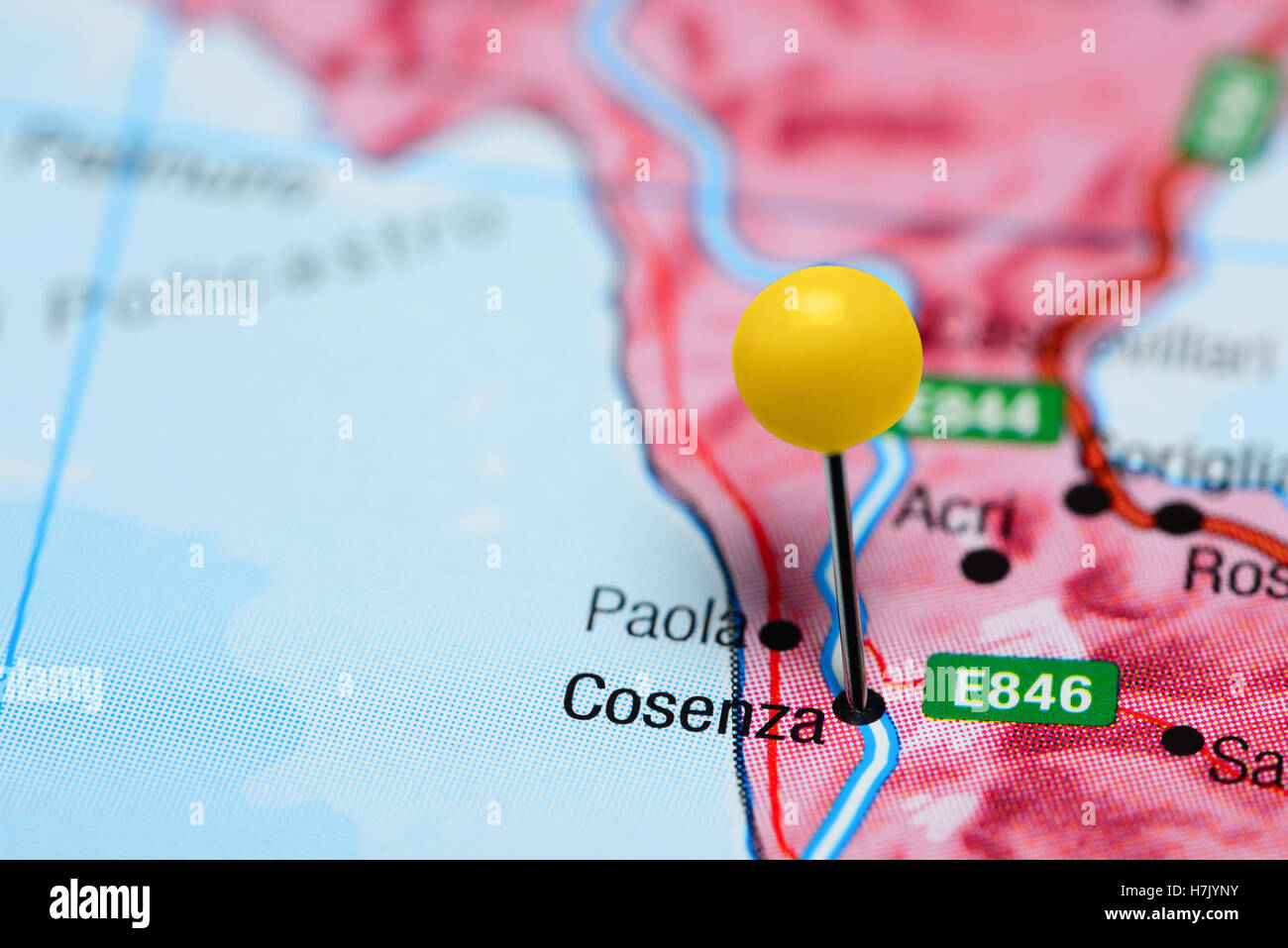Map of cosenza hi-res stock photography and images - Alamy