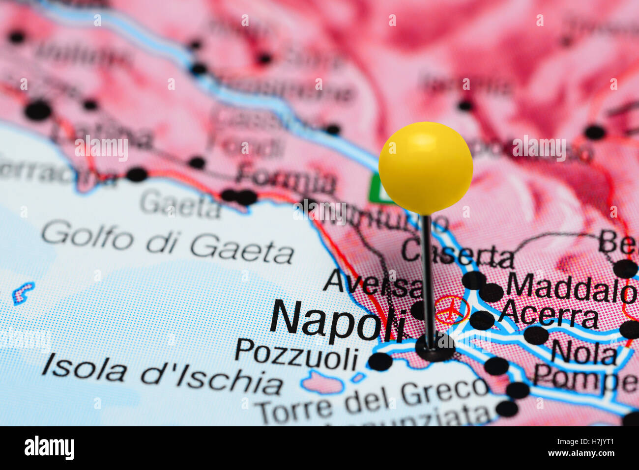 Napoli map hi-res stock photography and images - Alamy