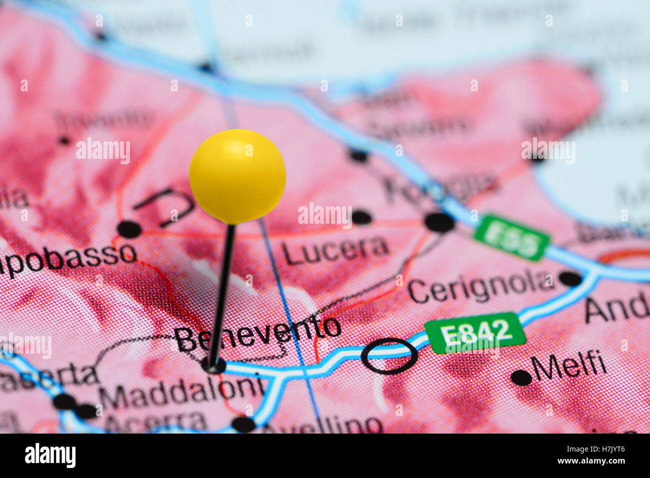 Map of benevento hi-res stock photography and images - Alamy
