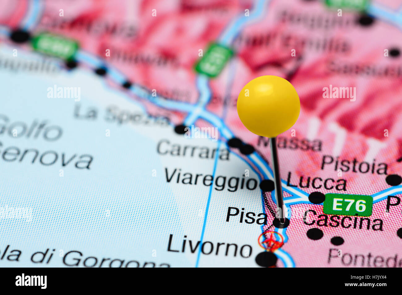 Map of pisa hi-res stock photography and images - Alamy