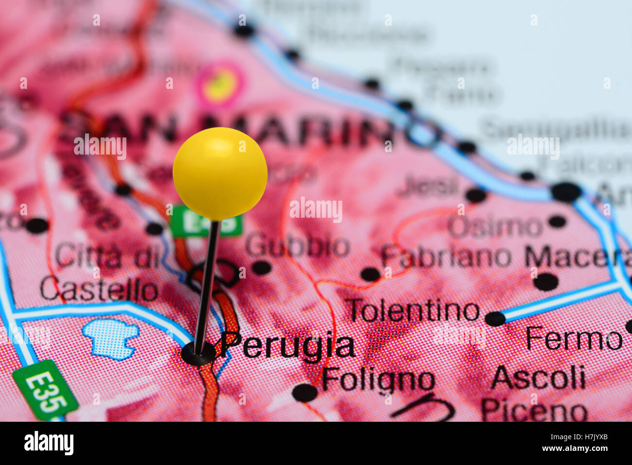 Map Of Perugia High Resolution Stock Photography and Images - Alamy