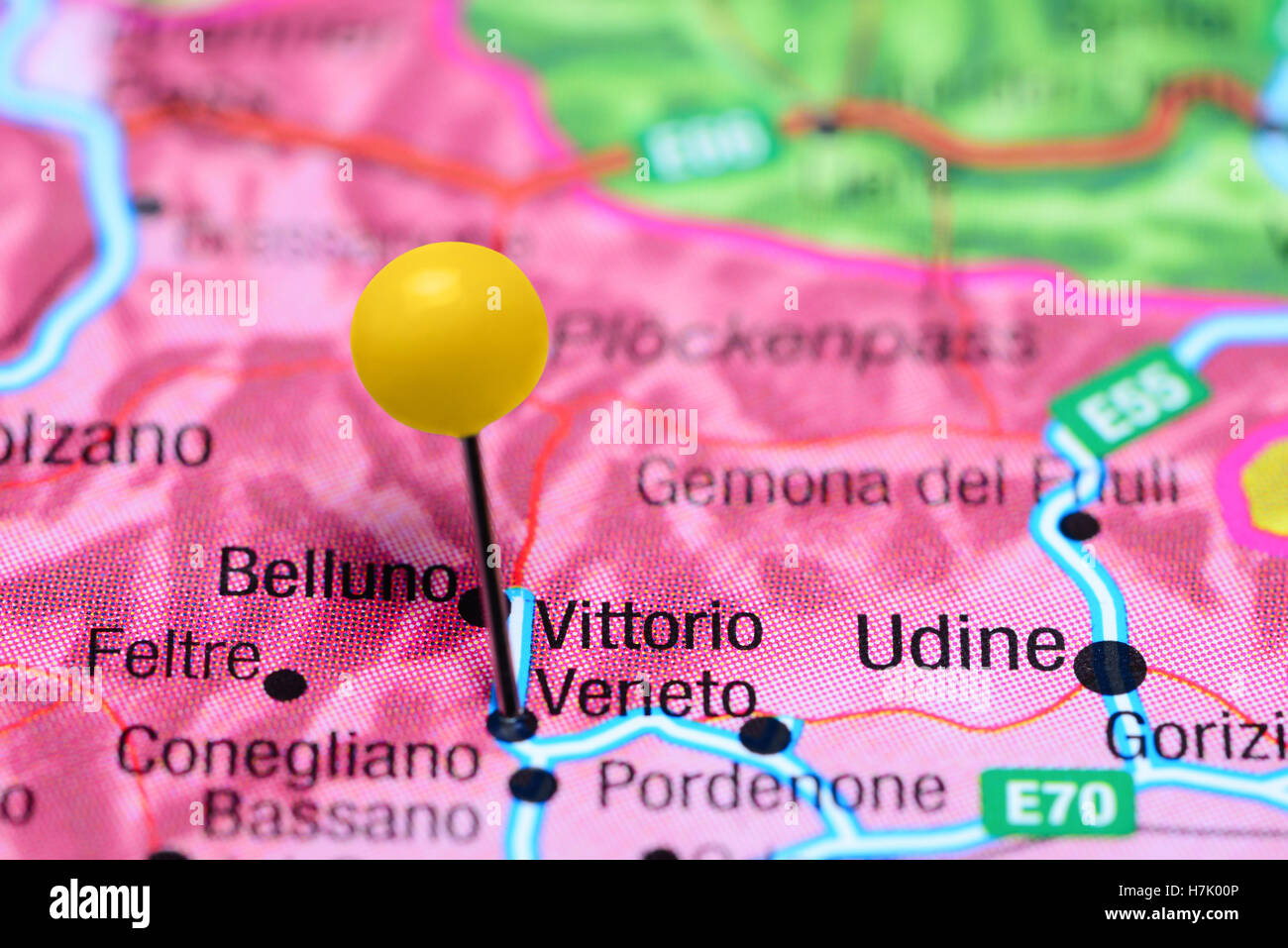 Map of veneto hi-res stock photography and images - Alamy
