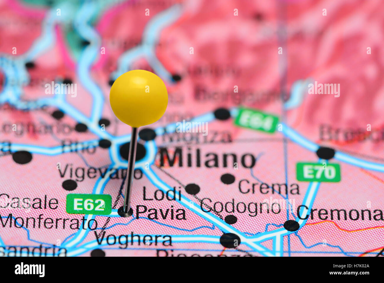 Map of pavia hi-res stock photography and images - Alamy